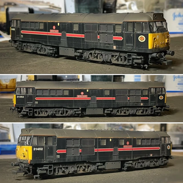HORNBY FRAGONSET / FM Rail Class 31 452 Minotaur *PRO WEATHERED LOOK ...