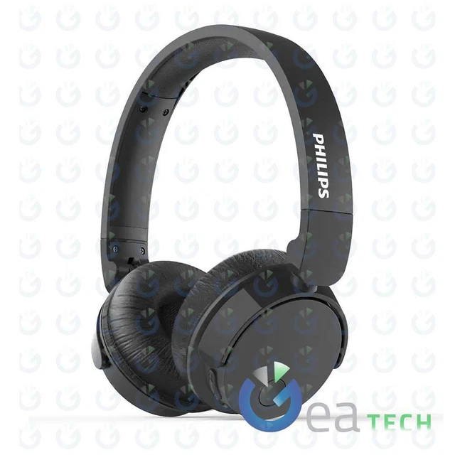PHILIPS ÉCOUTEURS WIRELESS BH305BK Bluetooth Annulation Pliante Noir ...