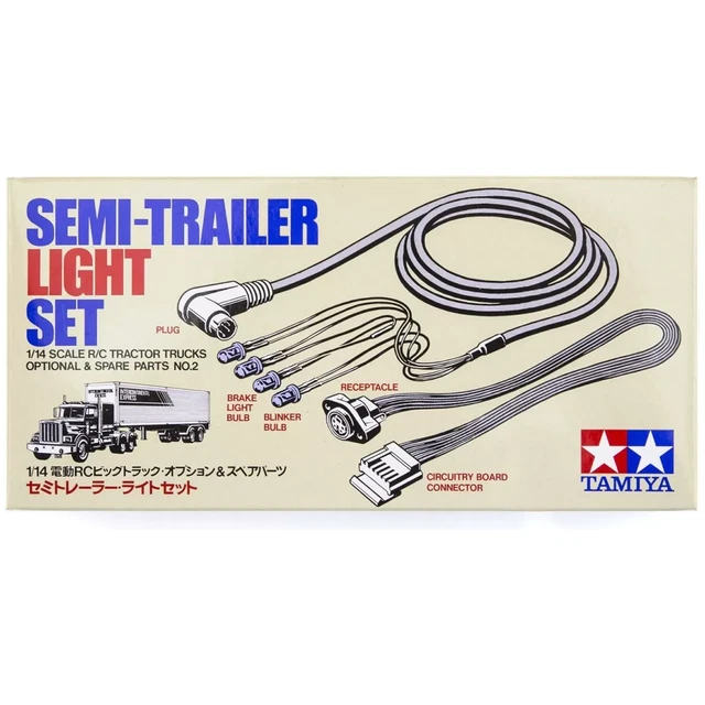 TAMIYA 1/14 RC Semi-Trailer Light Set Tractor Truck Optional Spare Part ...
