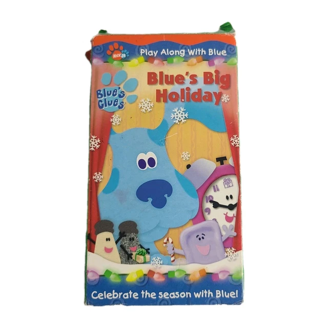 BLUE'S CLUES - Play Along with Blue: Blue's Big Holiday VHS 2001 Tape ...