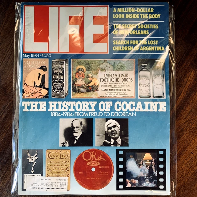 LIFE MAGAZINE MAY 1984 The History of Cocaine 100 Years of Euphoria and ...
