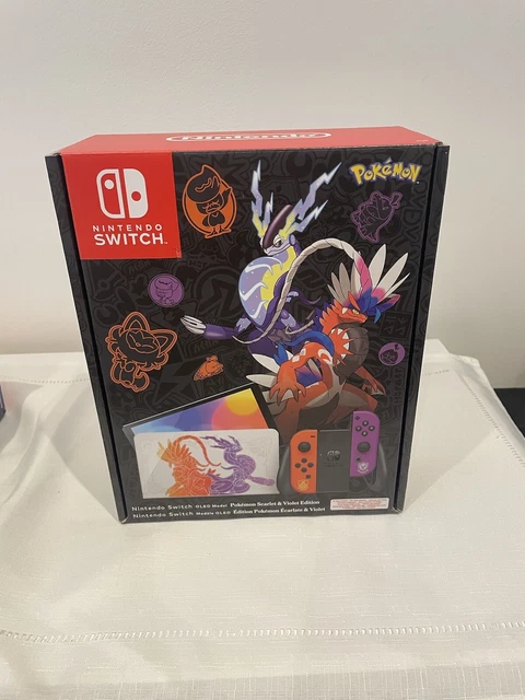 NINTENDO SWITCH OLED Model Pokemon Scarlet and Violet Limited Edition £ ...
