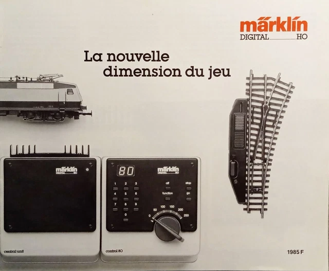 MARKLIN DIGITAL NOUVELLE dimension du jeu livret d instructions catalog ...