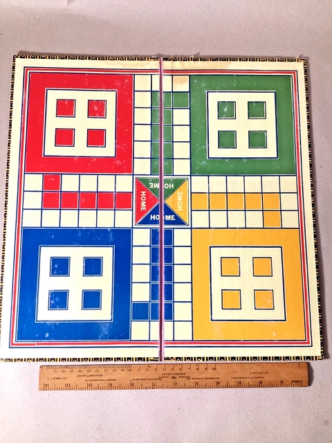 RARE “ THE OLD FAVOURITE” LUDO GAME BOARD c1920s (board only). £20.00 ...