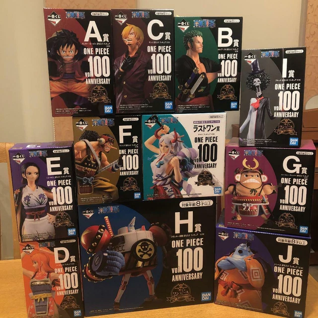 ONE PIECE ICHIBAN KUJI vol.100 Anniversary Full COMPLETE SET with LAST ...