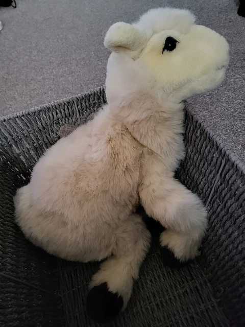 PLUSH SOFT TOY Lamb sheep cream cuddly 16” Long £12.99 - PicClick UK