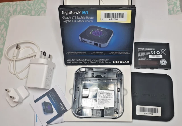 NETGEAR NIGHTHAWK M1 4G Fast Mobile Router Black MR1100-100 £93.26 ...