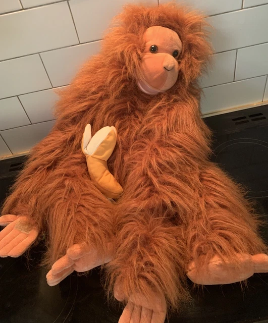 THE PUPPET COMPANY - Large 30” Orangutan Monkey Hand Puppet Plush Furry ...