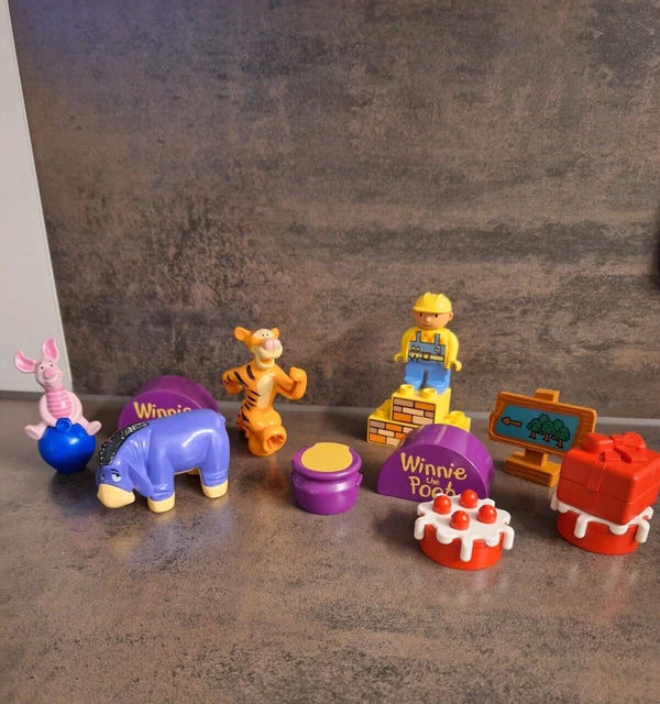 LEGO DUPLO WINNIE Pooh Tigger I-Aah Ferkel Honigtopf Bob der Baumeister ...