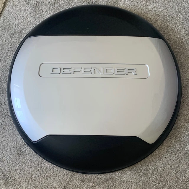 **LAND ROVER DEFENDER L663 90 110 Spare Wheel Cover Ceres Silver Satin ...