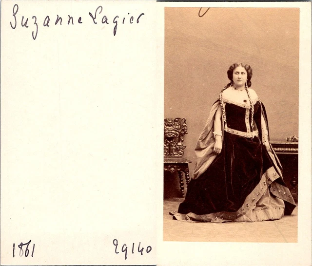 ACTRESS OPÉRETTA THEATRE, actress and lyrical singer Suzanne Lagier ...