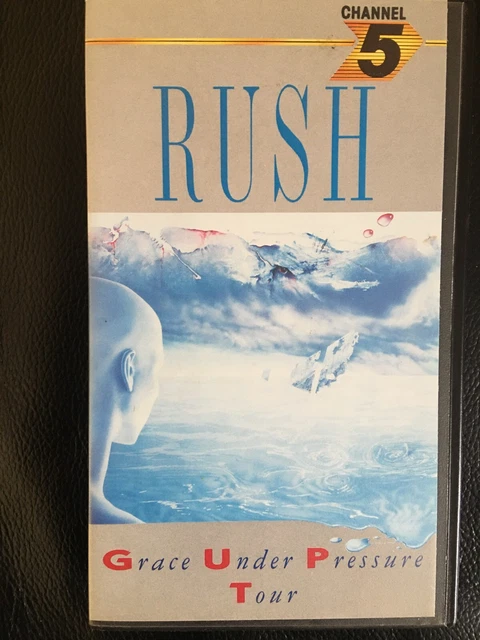 Rush Grace Under Pressure Tour Vhs Video 15 00 Picclick Uk