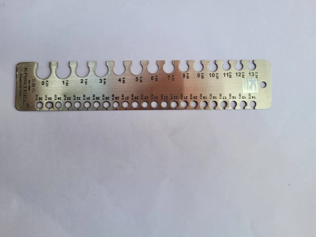PIN GAUGE MEASURING Gauge Scale for K-Wire, Drill Bit, Screw, Steinman ...