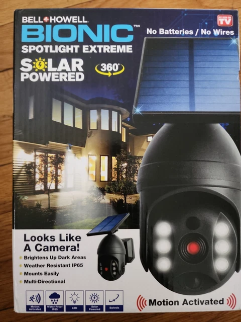 BELL+HOWELL BIONIC SPOTLIGHT Extreme Outdoor Solar Motion Sensor £25.67 ...