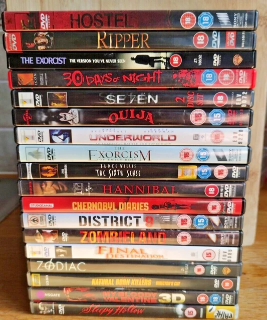 HORROR DVD BUNDLE Scary Shocking Ghosts Serial Killers GC #3🌀🌀🌀 £7.62 ...