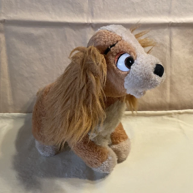 GIOCATTOLO VINTAGE SEARS Disney Lady and the Tramp Lady peluche cane ...