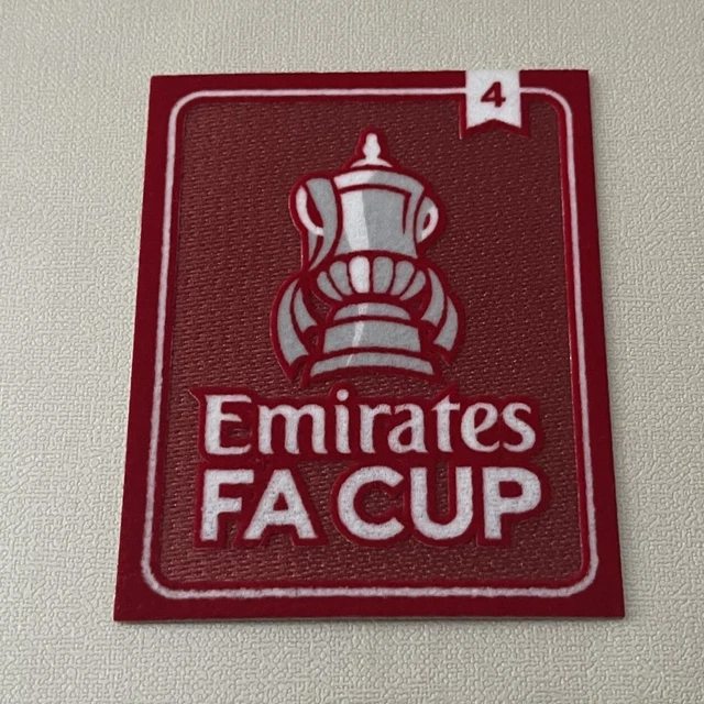 ENGLAND ENGLISH EMIRATES FA Cup Football Heat press Patch badge 4 Times ...