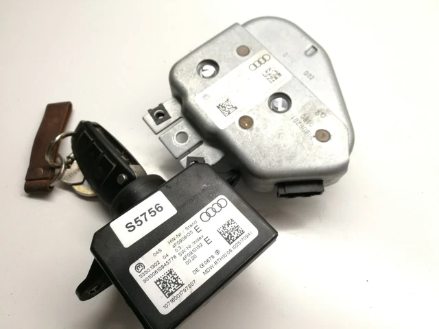 AUDI A6 Q7 Steering Column Control Module + Ignition Lock + Key ...