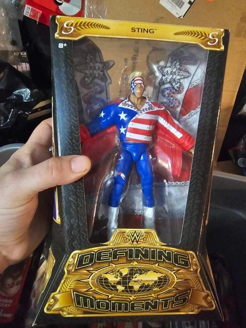 WWE WRESTLING MATTEL Elite Defining Moments Surfer Sting Flashback WCW Figure $93.03 - PicClick CA