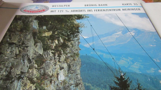 SCHÖNSTE ALPENBAHNEN Schweiz Brünig Bahn Interlaken Luzern 2 Teile K 33 ...