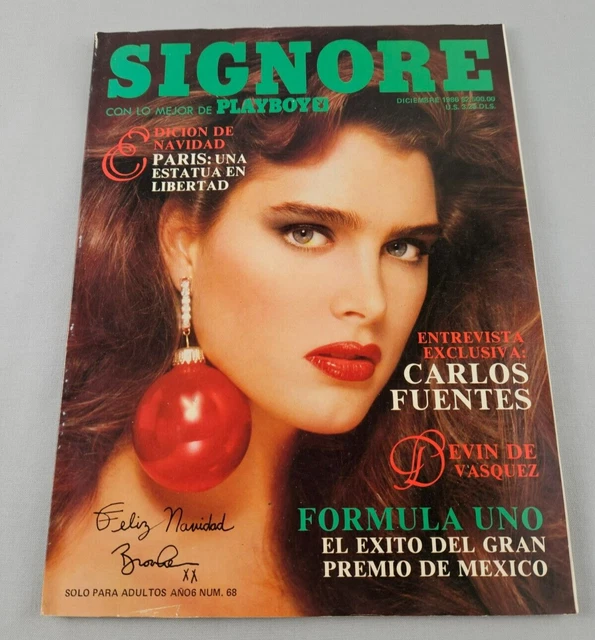 MEXICAN PLAYBOY SIGNORE Magazine December 1986 Laurie Carr $99.95 ...