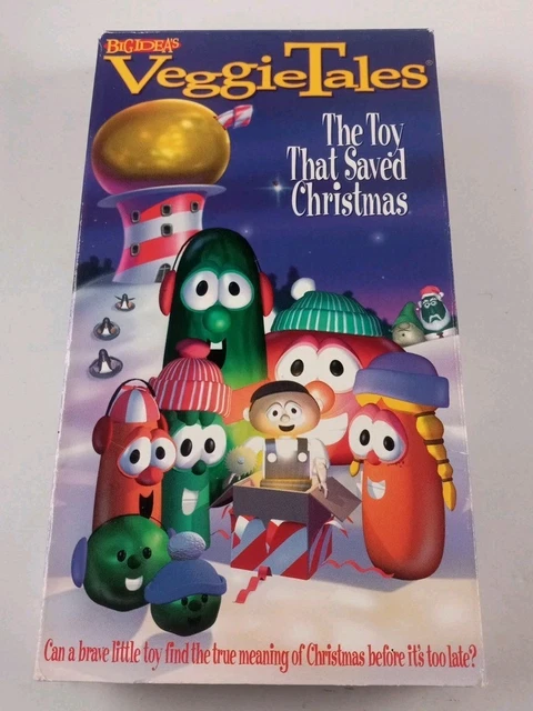 VEGGIETALES THE TOY That Saved Christmas (VHS) 1998 TESTED £3.81 ...