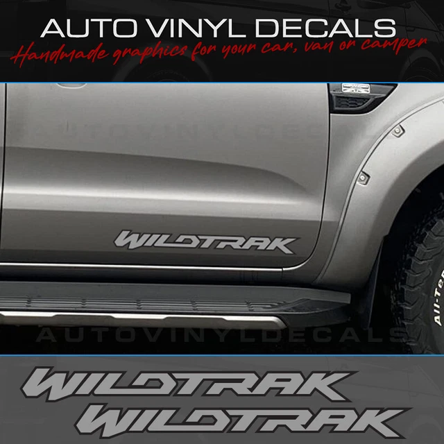 FITS FORD RANGER Wildtrak Side Rear Graphics Vinyl Decal Stickers ...