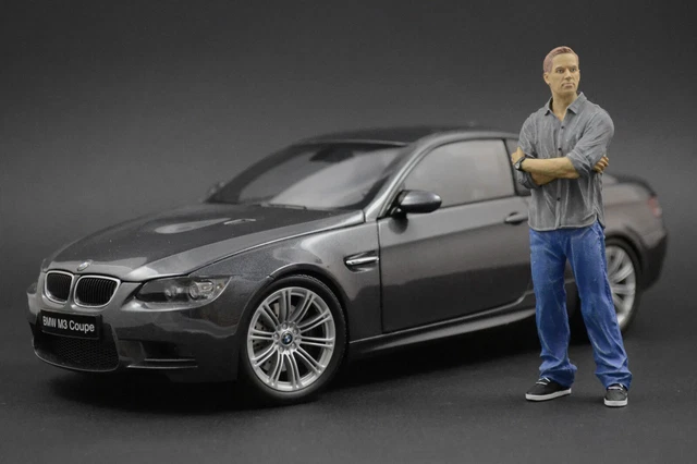 BRIAN O'CONNER (PAUL Walker) Fast & Furious Figure pour 1:18 BMW Kyosho ...