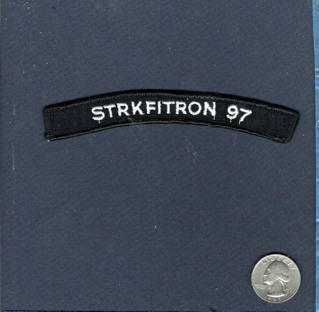 VFA-97 WARHAWKS US Navy Enlisted Uniform Squadron Rocker Patch £5.27 ...