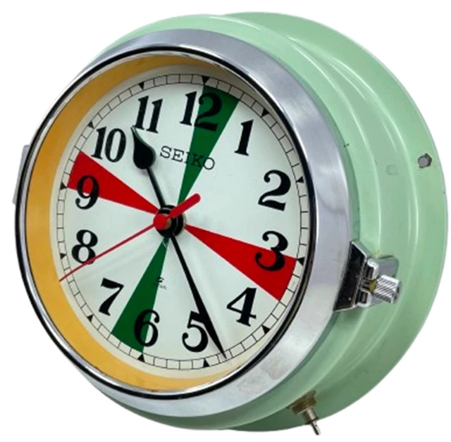SEIKO MC-147 SLAVE Clock Marine Captain Redia Room Ship 6'' Dial ...