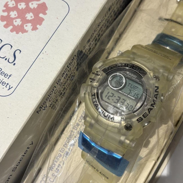 CASIO G-SHOCK FROGMAN DW-9950WC-1T Solar Unused Watch 39mm 20cm Wrist ...