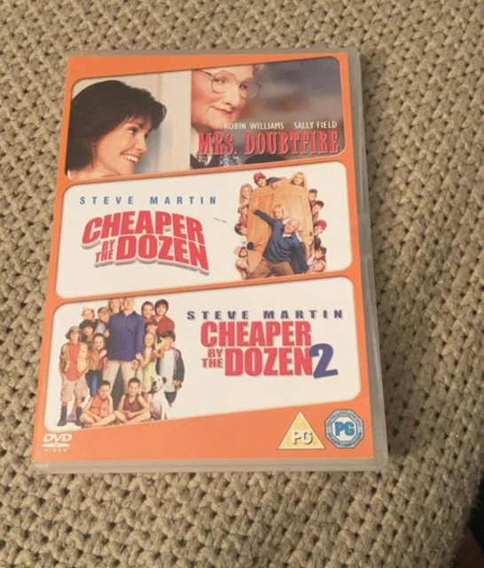 CHEAPER BY THE Dozen/Cheaper By The Dozen 2/Mrs Doubtfire [DVD], , Used ...