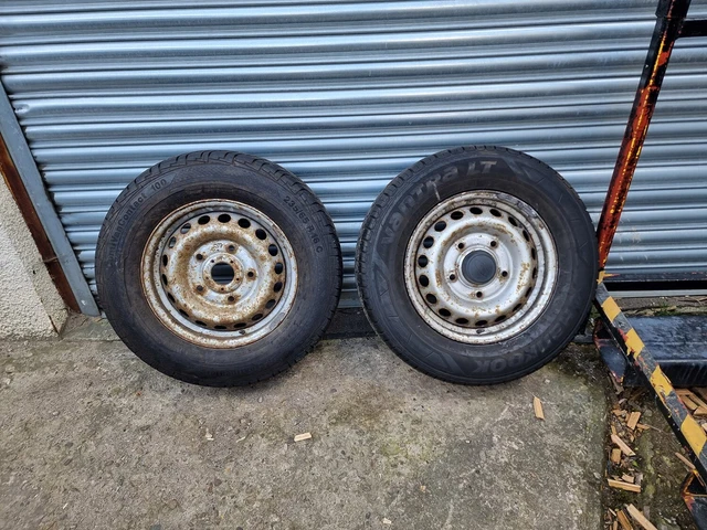 FORD TRANSIT LONG Wheel Base Steel Wheels MK8 Size 235/65R16C X2 USED £ ...