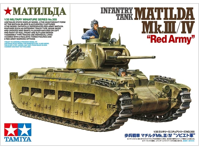 TAMIYA 35355 1:35 Infantry Tank Matilda Mk.III/IV "Red Army" - 2 ...