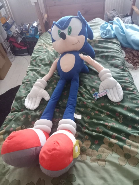 GENUINE SONIC THE hedgehog full size soft toy from Florida condition ...