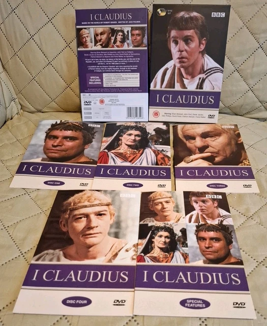 I CLAUDIUS 5 Disc Dvd Boxset Bbc Roman Drama Brian Blessed John Hurt £5 ...