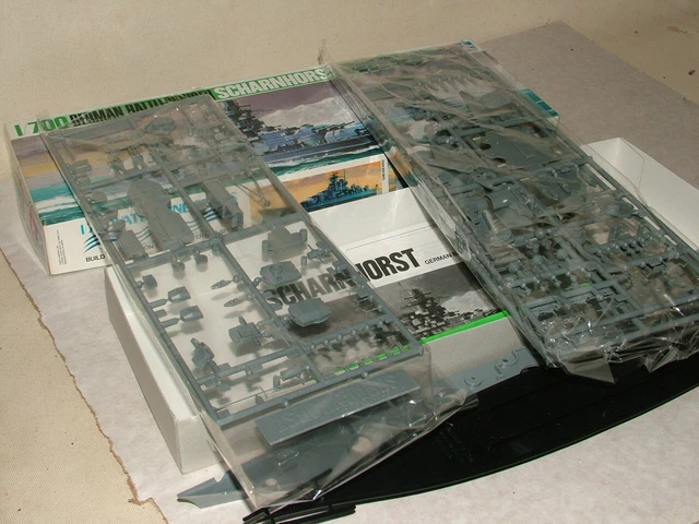 TAMIYA 1:700 WATER Line Model Kit 118 German Battle Cruiser Scharnhorst ...