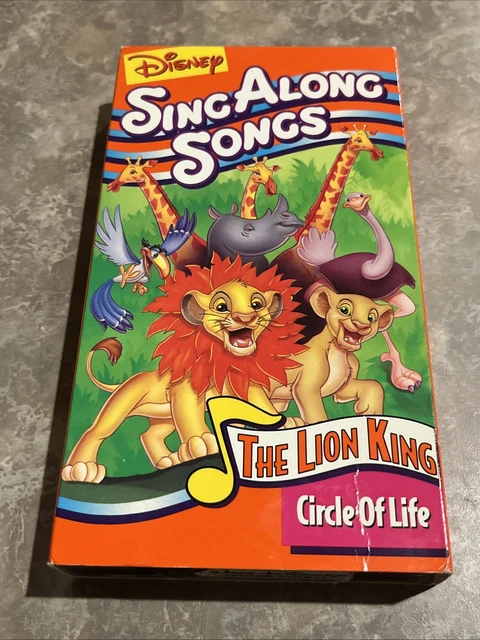 DISNEYS SING ALONG Songs The Lion King Circle of Life VHS 1994 ...