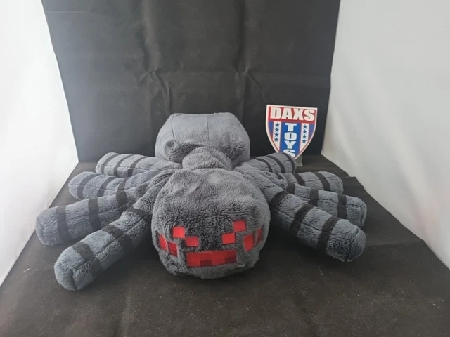 MINECRAFT LARGE SPIDER Plush Soft Toy 16" £11.99 - PicClick UK
