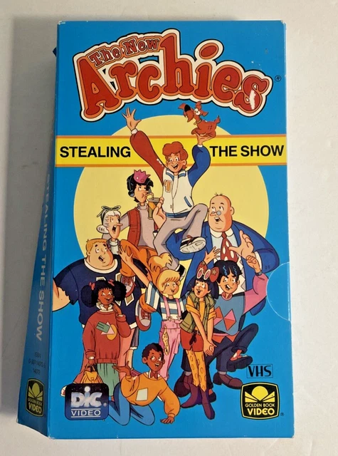 THE NEW ARCHIES Stealing The Show VHS 1989 Tape Dic Golden Book Video ...