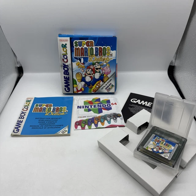 SUPER MARIO BROS. Deluxe (Nintendo Game Boy Color, 1999) European ...