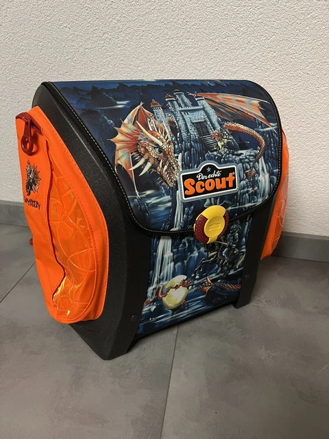 SCOUT SCHULRANZEN SPORTTASCHE Vintage Drachen Ritter NEU EUR 90,00 ...