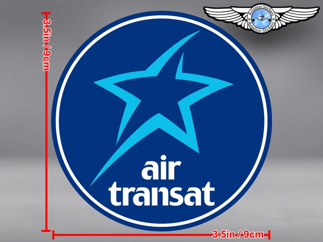 AIR TRANSAT ROUND Logo Sticker / Decal £4.36 - PicClick UK