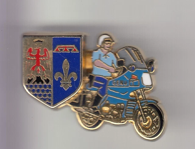 Rare Pins Pins Gendarmerie Nationale Moto Bmo Bmw Blason Region