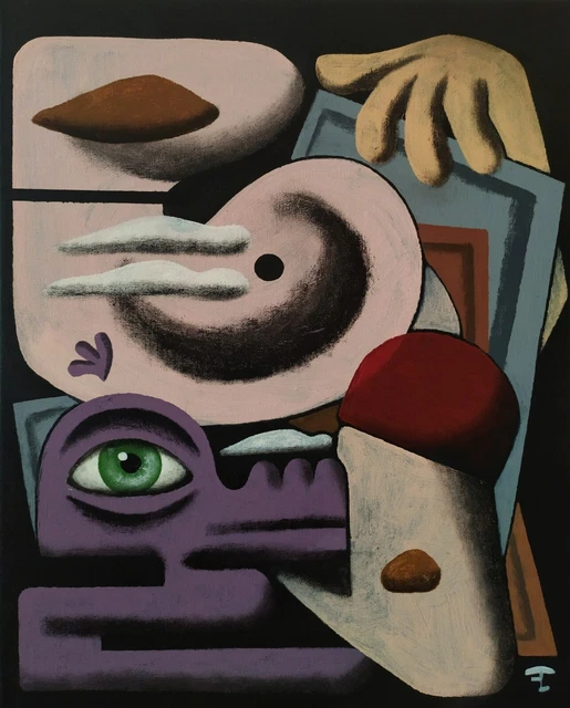 Art Contemporain Tableau Peinture Acrylique Sur Toile Oeuvre Originale