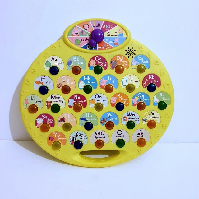 PEPPA PIG MUSICAL Phonics Talk & Learn Educational Alphabet ABC Game ...