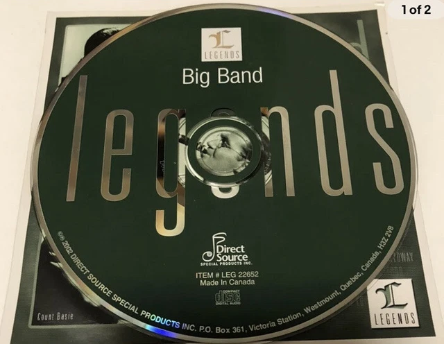 CD BIG BAND Legends 2002 Duke Ellington Count Basie Benny Goodman Jazz ...