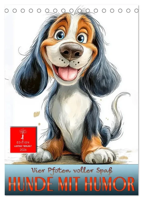 PETER RODER | Hunde mit Humor (Tischkalender 2026 DIN A5 hoch ...