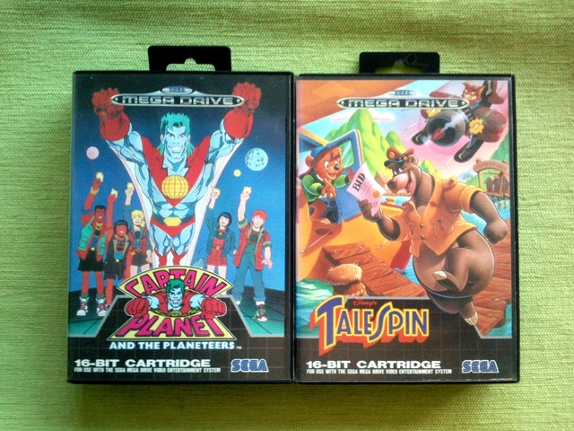 CAPTAIN PLANET AND THE PLANETEERS + TALESPIN Sega Mega Drive Pal Ver ...