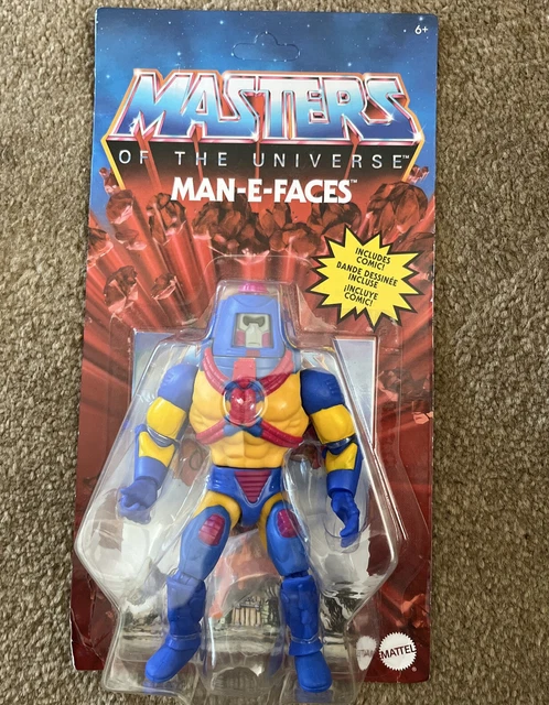 MASTERS OF THE Universe Origins Man-E-Faces Action Figure BNIB He-Man £ ...